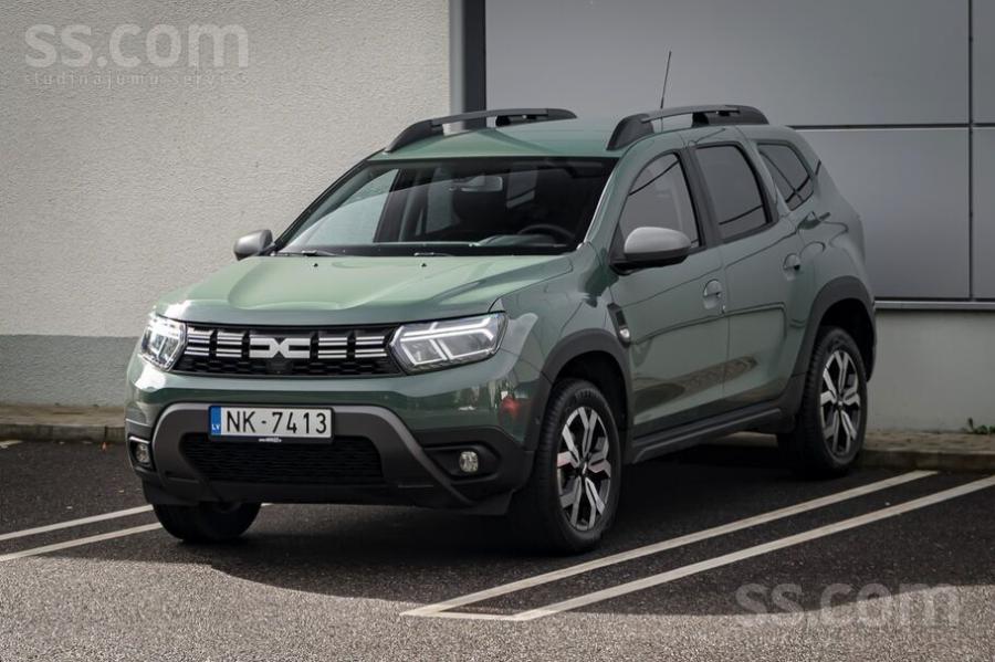 Green Dacia Duster 2023 in Riga, with an engine capacity of 1.30 L and mileage of 86 thousand km for 16500 €, photo 1 on AUTOMOTO.COM.LV
