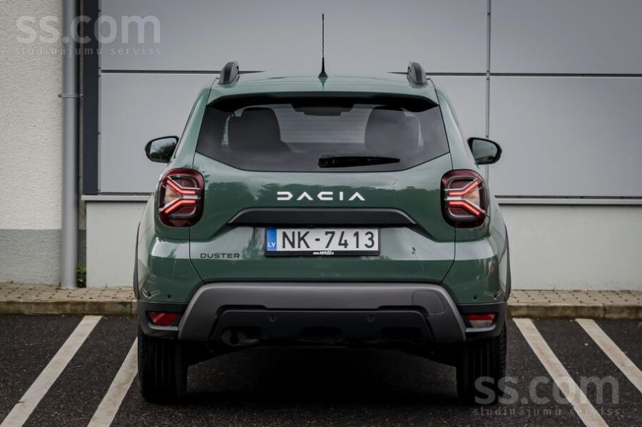 Green Dacia Duster 2023 in Riga, with an engine capacity of 1.30 L and mileage of 86 thousand km for 16500 €, photo 6 on AUTOMOTO.COM.LV