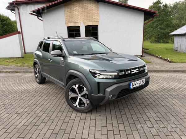 Green Dacia Duster 2024 in Ogre, with an engine capacity of 1.20 L and mileage of 62 thousand km for 21900 €, photo 1 on AUTOMOTO.COM.LV
