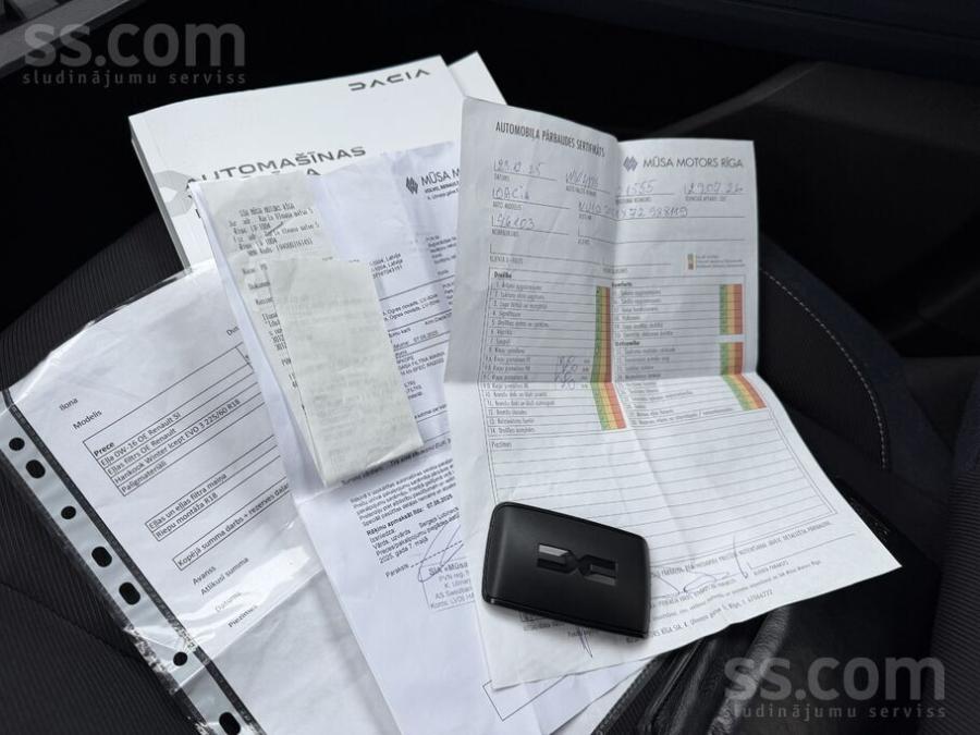 Green Dacia Duster 2024 in Ogre, with an engine capacity of 1.20 L and mileage of 62 thousand km for 19900 €, photo 30 on AUTOMOTO.COM.LV