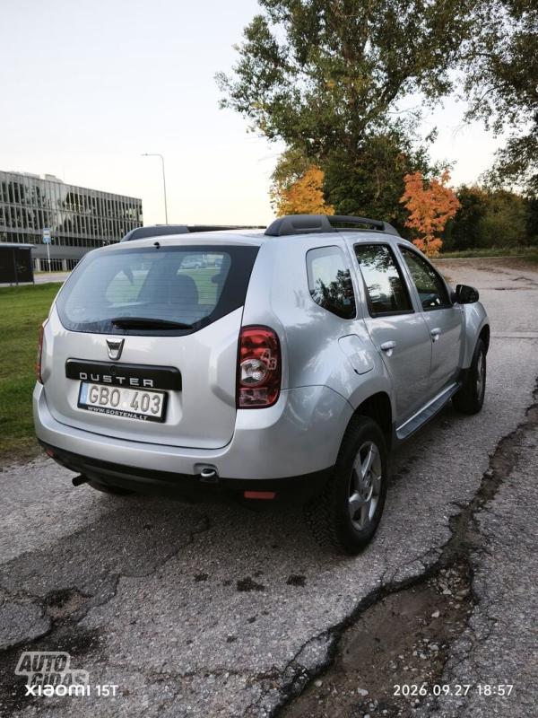 Grey Dacia Duster 2012 in Vilnius, with an engine capacity of 1.60 L and mileage of 142 thousand km for 4900 €, photo 3 on AUTOMOTO.COM.LV