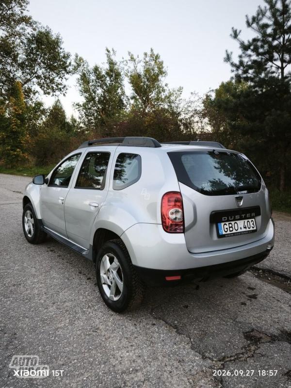 Grey Dacia Duster 2012 in Vilnius, with an engine capacity of 1.60 L and mileage of 142 thousand km for 4900 €, photo 6 on AUTOMOTO.COM.LV
