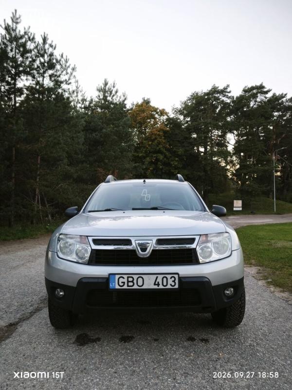 Grey Dacia Duster 2012 in Vilnius, with an engine capacity of 1.60 L and mileage of 142 thousand km for 4900 €, photo 7 on AUTOMOTO.COM.LV