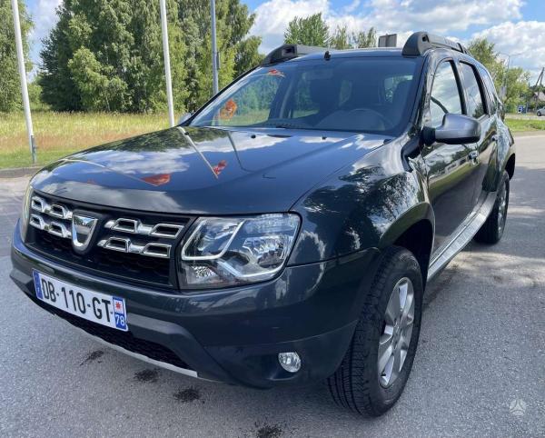 Grey Dacia Duster 2013 in Taurage, with an engine capacity of 1.20 L and mileage of 115 thousand km for 3900 €, photo 1 on AUTOMOTO.COM.LV
