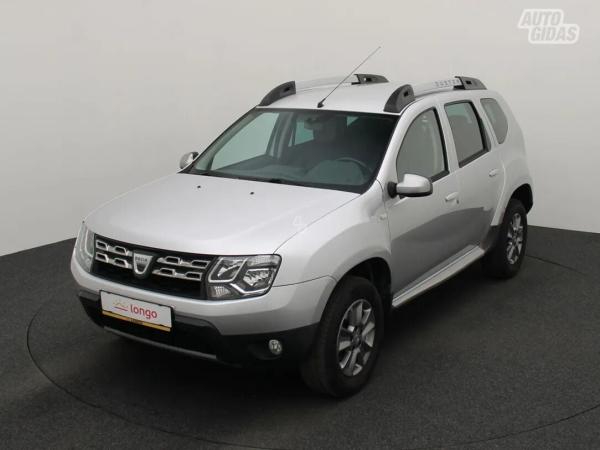 Grey Dacia Duster 2015 in Vilnius, with an engine capacity of 1.50 L and mileage of 228 thousand km for 6599 €, photo 1 on AUTOMOTO.COM.LV
