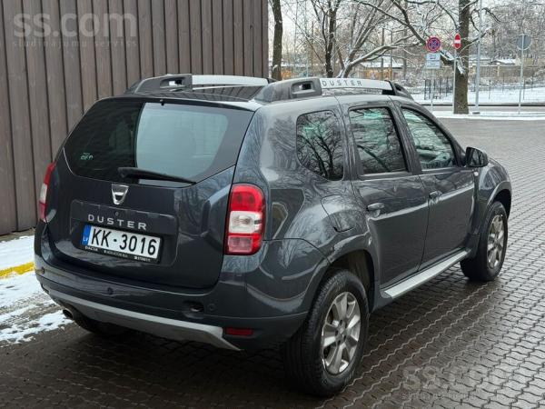 Grey Dacia Duster 2016 in Riga, with an engine capacity of 1.50 L and mileage of 273 thousand km for 6990 €, photo 5 on AUTOMOTO.COM.LV