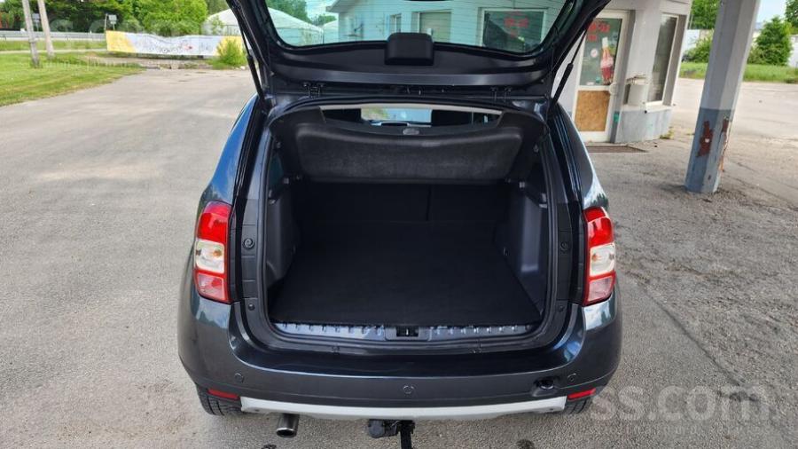 Grey Dacia Duster 2016 in Ogre, with an engine capacity of 1.20 L and mileage of 142 thousand km for 7750 €, photo 24 on AUTOMOTO.COM.LV