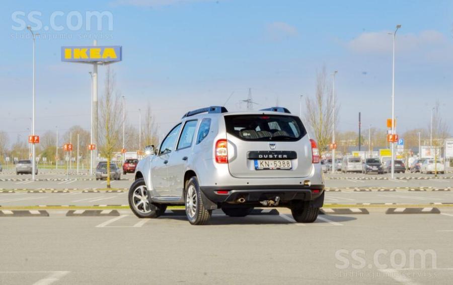 Grey Dacia Duster 2016 in Riga, with an engine capacity of 1.50 L and mileage of 156 thousand km for 5990 €, photo 8 on AUTOMOTO.COM.LV