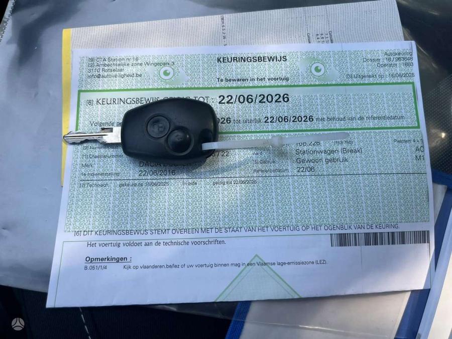 Grey Dacia Duster 2016 in Utena, with an engine capacity of 1.20 L and mileage of 174 thousand km for 6700 €, photo 23 on AUTOMOTO.COM.LV