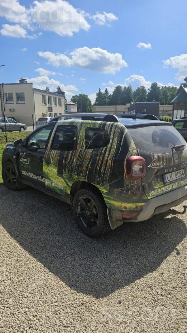 Grey Dacia Duster 2018 in Balvi, with an engine capacity of 1.50 L and mileage of 314 thousand km for 4500 €, photo 3 on AUTOMOTO.COM.LV