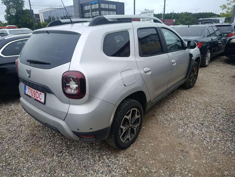 Grey Dacia Duster 2018 in Kaunas, with an engine capacity of 1.46 L and mileage of 105 thousand km for 6990 €, photo 6 on AUTOMOTO.COM.LV
