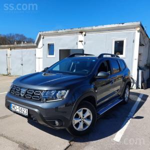Grey Dacia Duster 2019 in Riga, with an engine capacity of 1.60 L and mileage of 144 thousand km for 8800 €, photo 4 on AUTOMOTO.COM.LV
