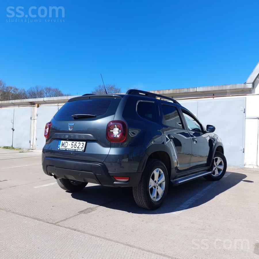 Grey Dacia Duster 2019 in Riga, with an engine capacity of 1.60 L and mileage of 144 thousand km for 8800 €, photo 6 on AUTOMOTO.COM.LV
