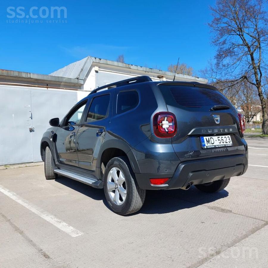 Grey Dacia Duster 2019 in Riga, with an engine capacity of 1.60 L and mileage of 144 thousand km for 8800 €, photo 7 on AUTOMOTO.COM.LV