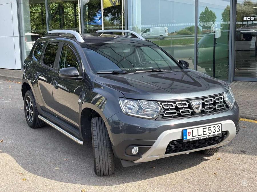 Grey Dacia Duster 2020 in Siauliai, with an engine capacity of 1.00 L and mileage of 70 thousand km for 12500 €, photo 3 on AUTOMOTO.COM.LV