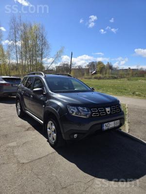 Grey Dacia Duster 2021 in Riga, with an engine capacity of 1.50 L and mileage of 128 thousand km for 12900 €, photo 12 on AUTOMOTO.COM.LV