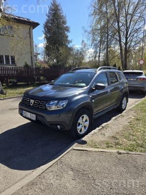 Grey Dacia Duster 2021 in Riga, with an engine capacity of 1.50 L and mileage of 128 thousand km for 12900 €, photo 17 on AUTOMOTO.COM.LV