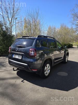 Grey Dacia Duster 2021 in Riga, with an engine capacity of 1.50 L and mileage of 128 thousand km for 12900 €, photo 19 on AUTOMOTO.COM.LV