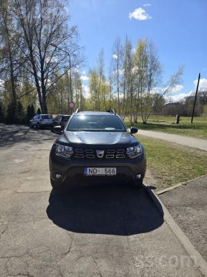 Grey Dacia Duster 2021 in Riga, with an engine capacity of 1.50 L and mileage of 128 thousand km for 12900 €, photo 22 on AUTOMOTO.COM.LV
