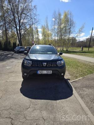 Grey Dacia Duster 2021 in Riga, with an engine capacity of 1.50 L and mileage of 128 thousand km for 12900 €, photo 24 on AUTOMOTO.COM.LV
