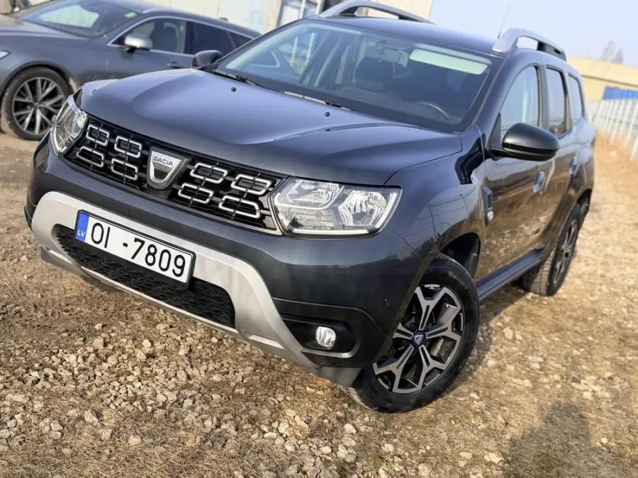 Grey Dacia Duster 2021 in Riga, with an engine capacity of 1.50 L and mileage of 140 thousand km for 12995 €, photo 24 on AUTOMOTO.COM.LV