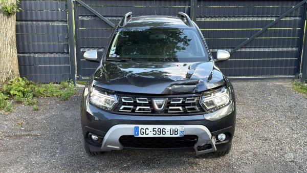 Grey Dacia Duster 2021 in Jonava, with an engine capacity of 1.33 L and mileage of 58 thousand km for 9800 €, photo 2 on AUTOMOTO.COM.LV