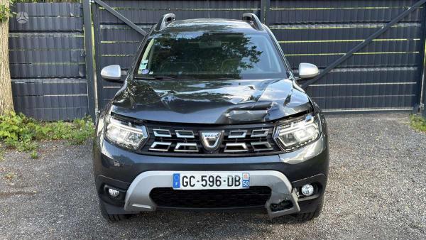 Grey Dacia Duster 2021 in Jonava, with an engine capacity of 1.33 L and mileage of 58 thousand km for 9800 €, photo 10 on AUTOMOTO.COM.LV