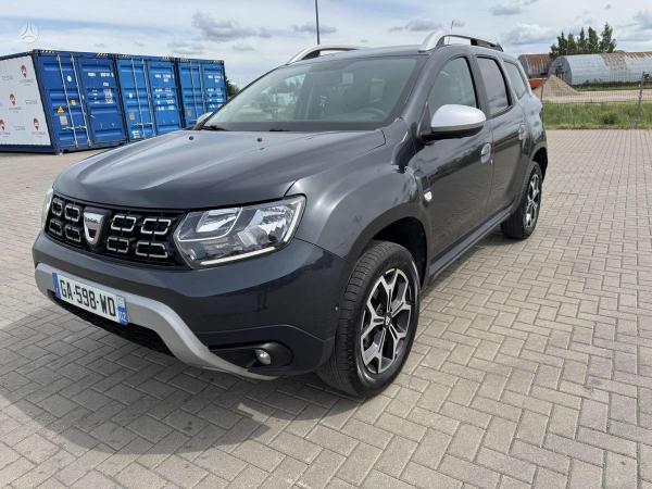 Grey Dacia Duster 2021 in Taurage, with an engine capacity of 1.46 L and mileage of 260 thousand km for 8600 €, photo 1 on AUTOMOTO.COM.LV