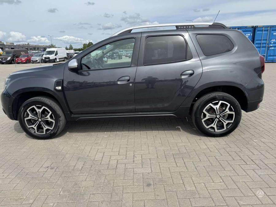 Grey Dacia Duster 2021 in Taurage, with an engine capacity of 1.46 L and mileage of 260 thousand km for 8600 €, photo 9 on AUTOMOTO.COM.LV