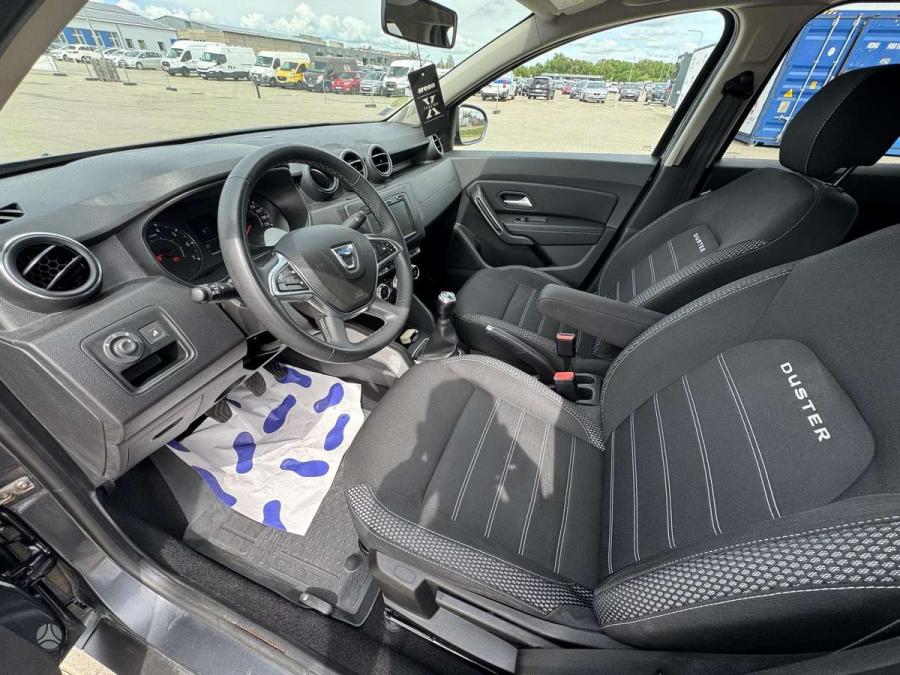 Grey Dacia Duster 2021 in Taurage, with an engine capacity of 1.46 L and mileage of 260 thousand km for 8600 €, photo 15 on AUTOMOTO.COM.LV