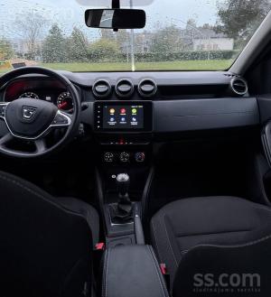 Grey Dacia Duster 2021 in Riga, with an engine capacity of 1.00 L and mileage of 105 thousand km for 10500 €, photo 7 on AUTOMOTO.COM.LV