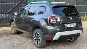 Grey Dacia Duster 2021 in Jonava, with an engine capacity of 1.33 L and mileage of 59 thousand km for 8700 €, photo 4 on AUTOMOTO.COM.LV