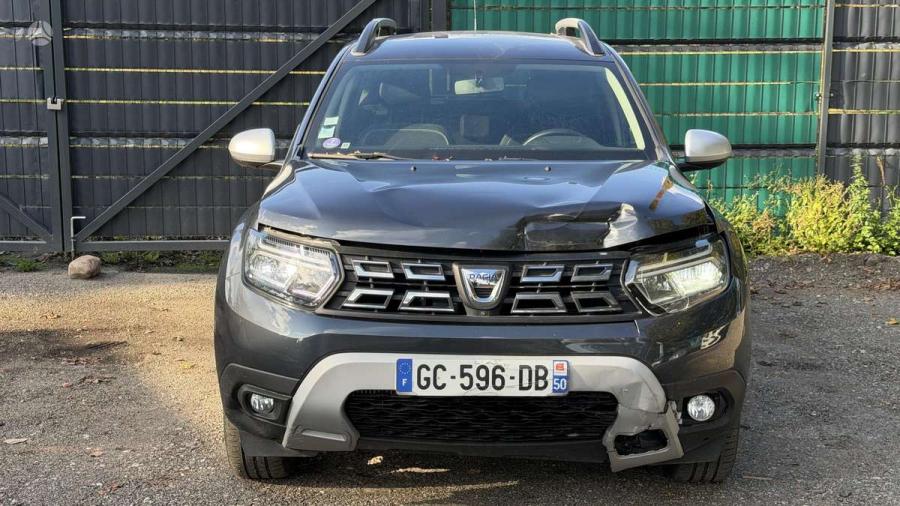 Grey Dacia Duster 2021 in Jonava, with an engine capacity of 1.33 L and mileage of 59 thousand km for 8700 €, photo 7 on AUTOMOTO.COM.LV