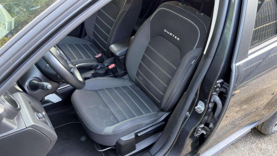 Grey Dacia Duster 2021 in Jonava, with an engine capacity of 1.33 L and mileage of 59 thousand km for 8800 €, photo 10 on AUTOMOTO.COM.LV