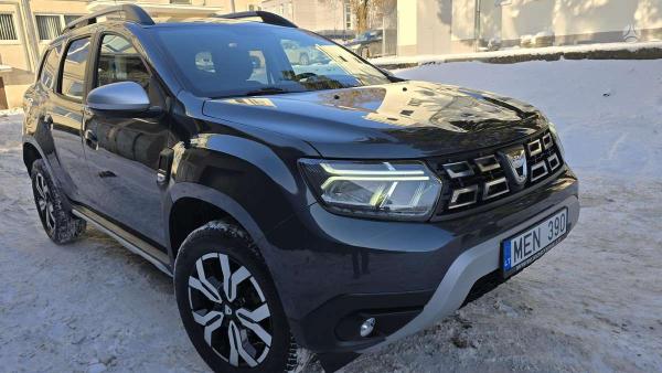 Grey Dacia Duster 2022 in Raseiniai, with an engine capacity of 1.00 L and mileage of 64 thousand km for 12990 €, photo 10 on AUTOMOTO.COM.LV