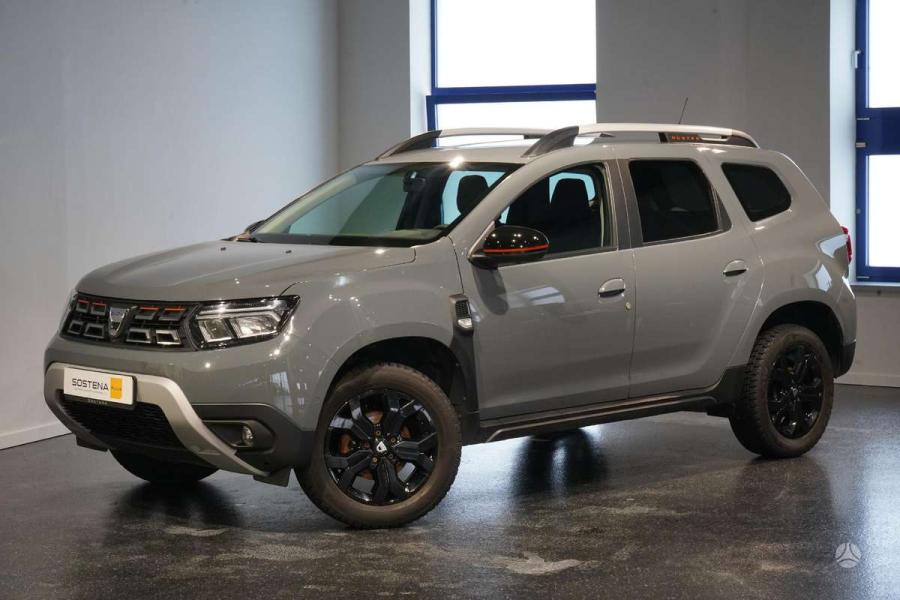 Grey Dacia Duster 2022 in Vilnius, with an engine capacity of 1.00 L and mileage of 101 thousand km for 13000 €, photo 1 on AUTOMOTO.COM.LV