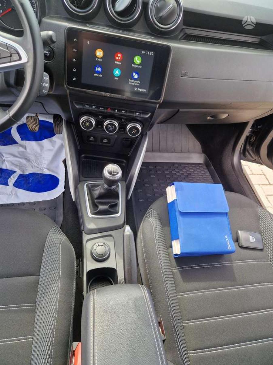 Grey Dacia Duster 2022 in Taurage, with an engine capacity of 1.46 L and mileage of 185 thousand km for 11700 €, photo 13 on AUTOMOTO.COM.LV