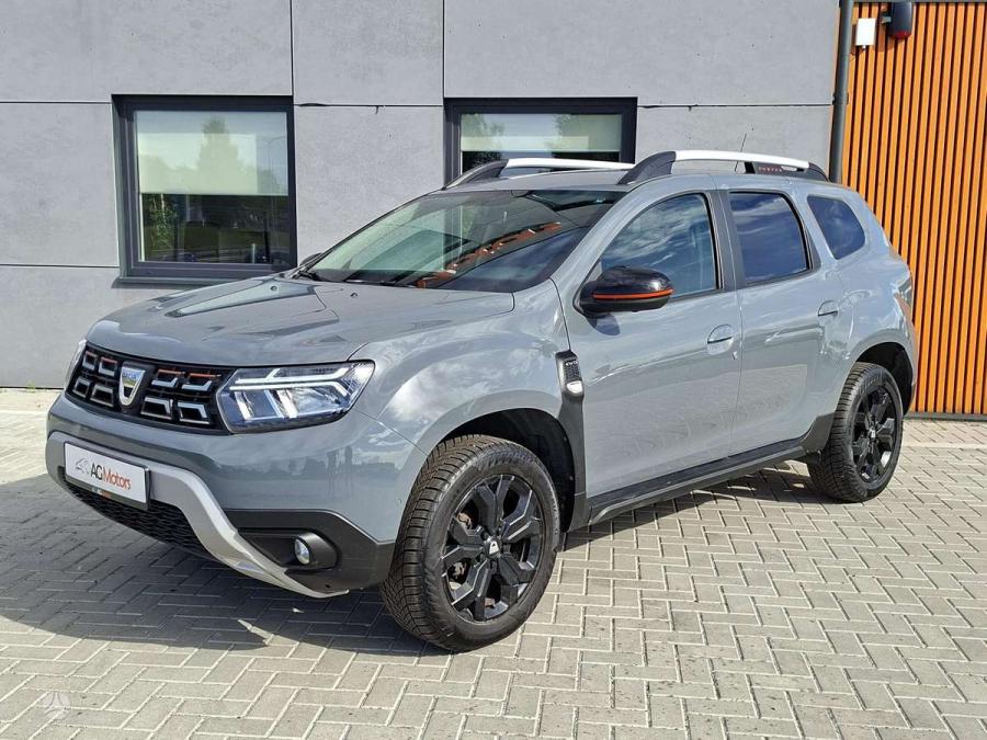 Pelēks Dacia Duster 2022 Viļņa, ar dzinēja tilpumu 1.33 L un nobraukumu 93 tūkst. km par 15900 €, foto 1 vietnē AUTOMOTO.COM.LV