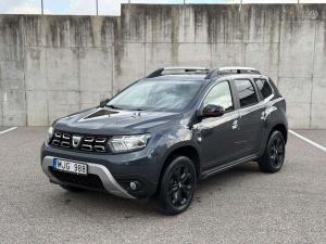 Grey Dacia Duster 2022 in Vilnius, with an engine capacity of 1.46 L and mileage of 64 thousand km for 15750 €, photo  on AUTOMOTO.COM.LV