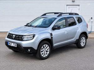 Pelēks Dacia Duster 2022 Viļņa, ar dzinēja tilpumu 1.46 L un nobraukumu 100 tūkst. km par 14500 €, foto  vietnē AUTOMOTO.COM.LV
