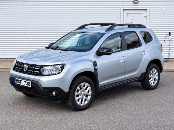 Pelēks Dacia Duster 2022 Viļņa, ar dzinēja tilpumu 1.46 L un nobraukumu 100 tūkst. km par 14500 €, foto 1 vietnē AUTOMOTO.COM.LV