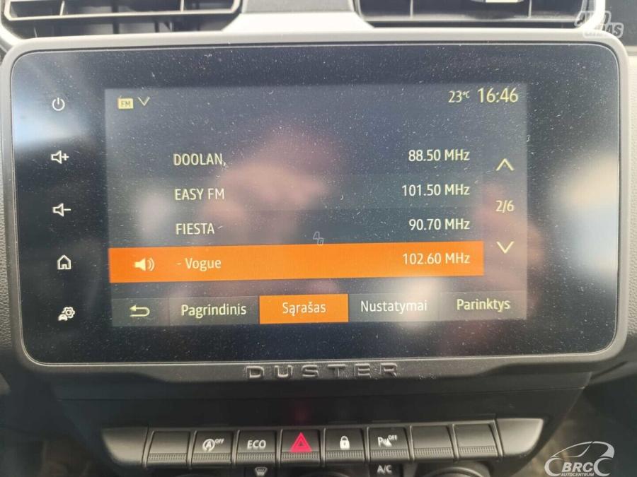Grey Dacia Duster 2023 in Avizieniai, with an engine capacity of 1.00 L and mileage of 86 thousand km for 12500 €, photo 28 on AUTOMOTO.COM.LV