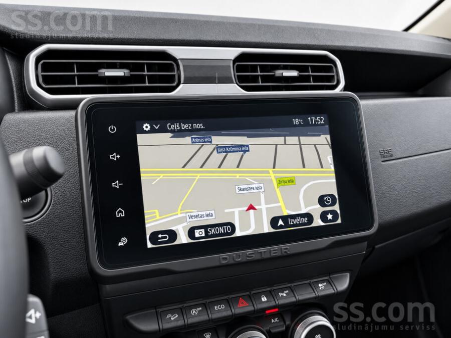 Серый Дачия Duster 2023 в Рига, объемом двигателя 1.30 л и пробегом 86 тыс. км за 14590 €, фото 13 на AUTOMOTO.COM.LV