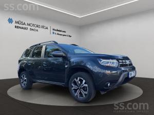 Grey Dacia Duster 2023 in Riga, with an engine capacity of 1.00 L and mileage of 15 thousand km for 15995 €, photo  on AUTOMOTO.COM.LV