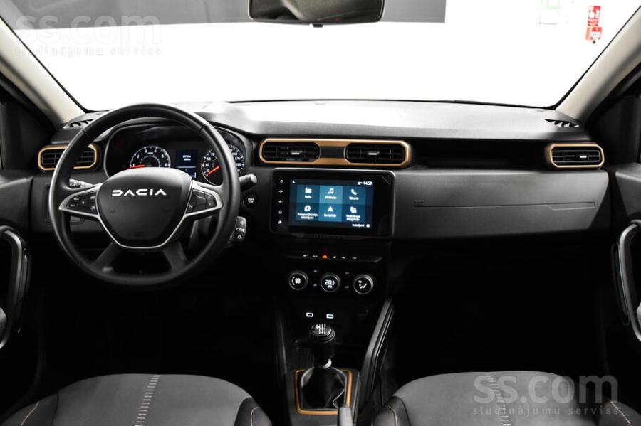 Grey Dacia Duster 2024 in Riga, with an engine capacity of 1.00 L and mileage of 24 thousand km for 16590 €, photo 19 on AUTOMOTO.COM.LV