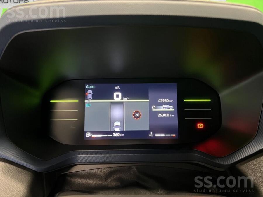 Pelēks Dacia Duster 2025 Rīga, ar dzinēja tilpumu 1.20 L un nobraukumu 43 tūkst. km par 19990 €, foto 12 vietnē AUTOMOTO.COM.LV