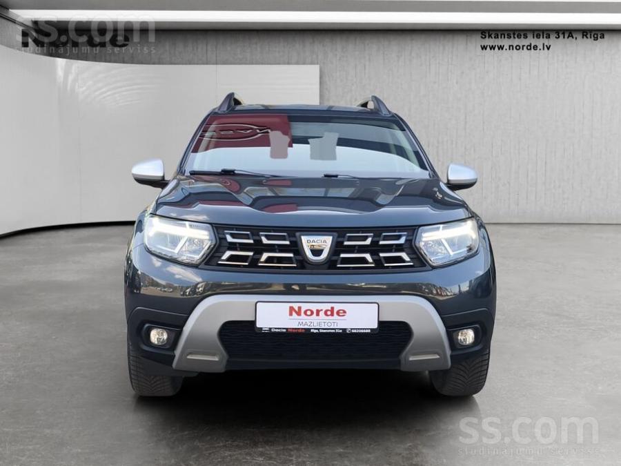 Grey Dacia Duster 2022 in Riga, with an engine capacity of 1.30 L and mileage of 103 thousand km for 14980 €, photo 6 on AUTOMOTO.COM.LV