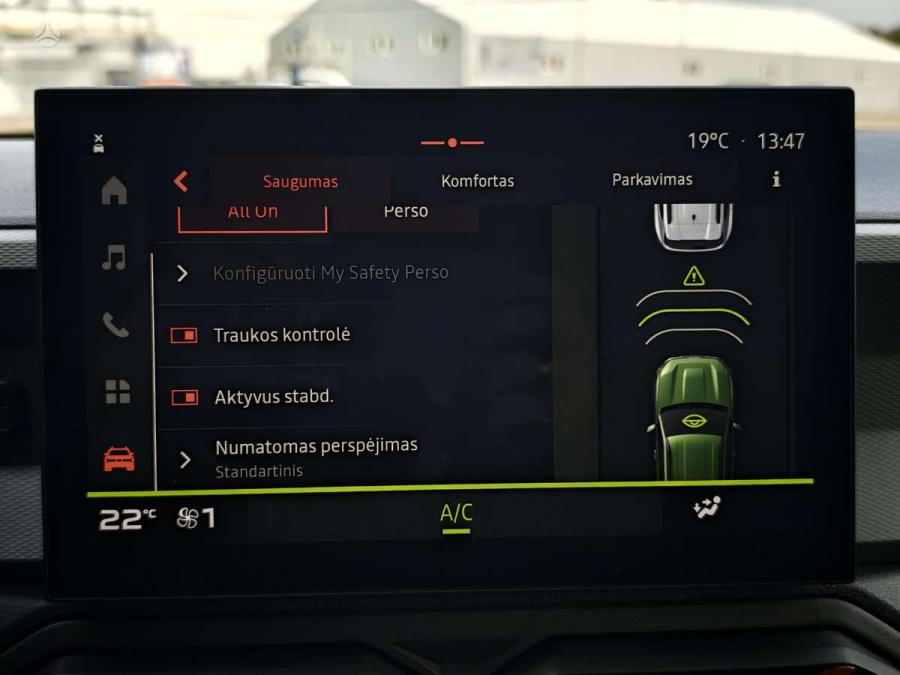 Grey Dacia Duster 2025 in Vilnius, with an engine capacity of 1.60 L and mileage of 20 thousand km for 18500 €, photo 20 on AUTOMOTO.COM.LV