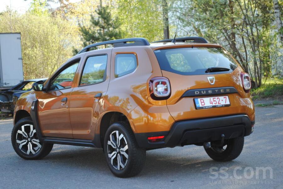 Orange Dacia Duster 2018 in Riga, with an engine capacity of 1.50 L and mileage of 78 thousand km for 9990 €, photo 4 on AUTOMOTO.COM.LV