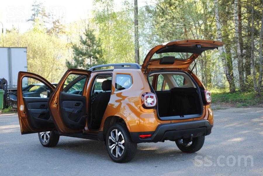 Orange Dacia Duster 2018 in Riga, with an engine capacity of 1.50 L and mileage of 78 thousand km for 9990 €, photo 10 on AUTOMOTO.COM.LV